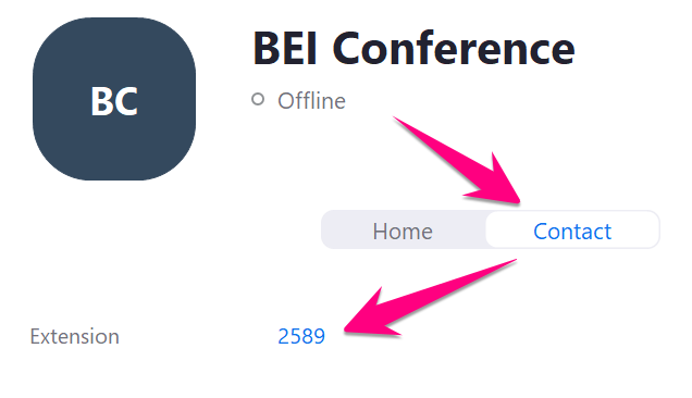 How to find contacts and room extension numbers in Zoom Contacts – VCS ...