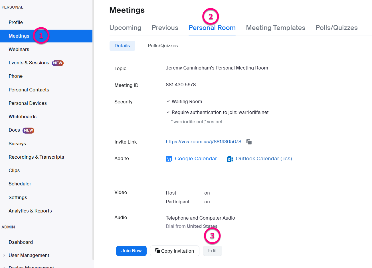 How to add an alternative host to your Zoom meeting room – VCS IT Help Center