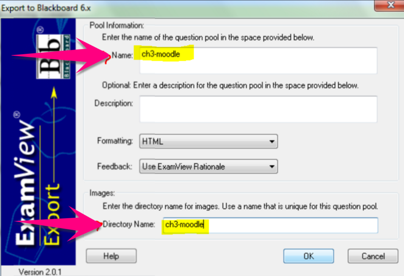 How to Export an ExamView Question Bank as a Blackboard File for Moodle ...