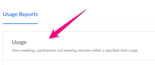 View Zoom Usage Reports – VCS IT Help Center