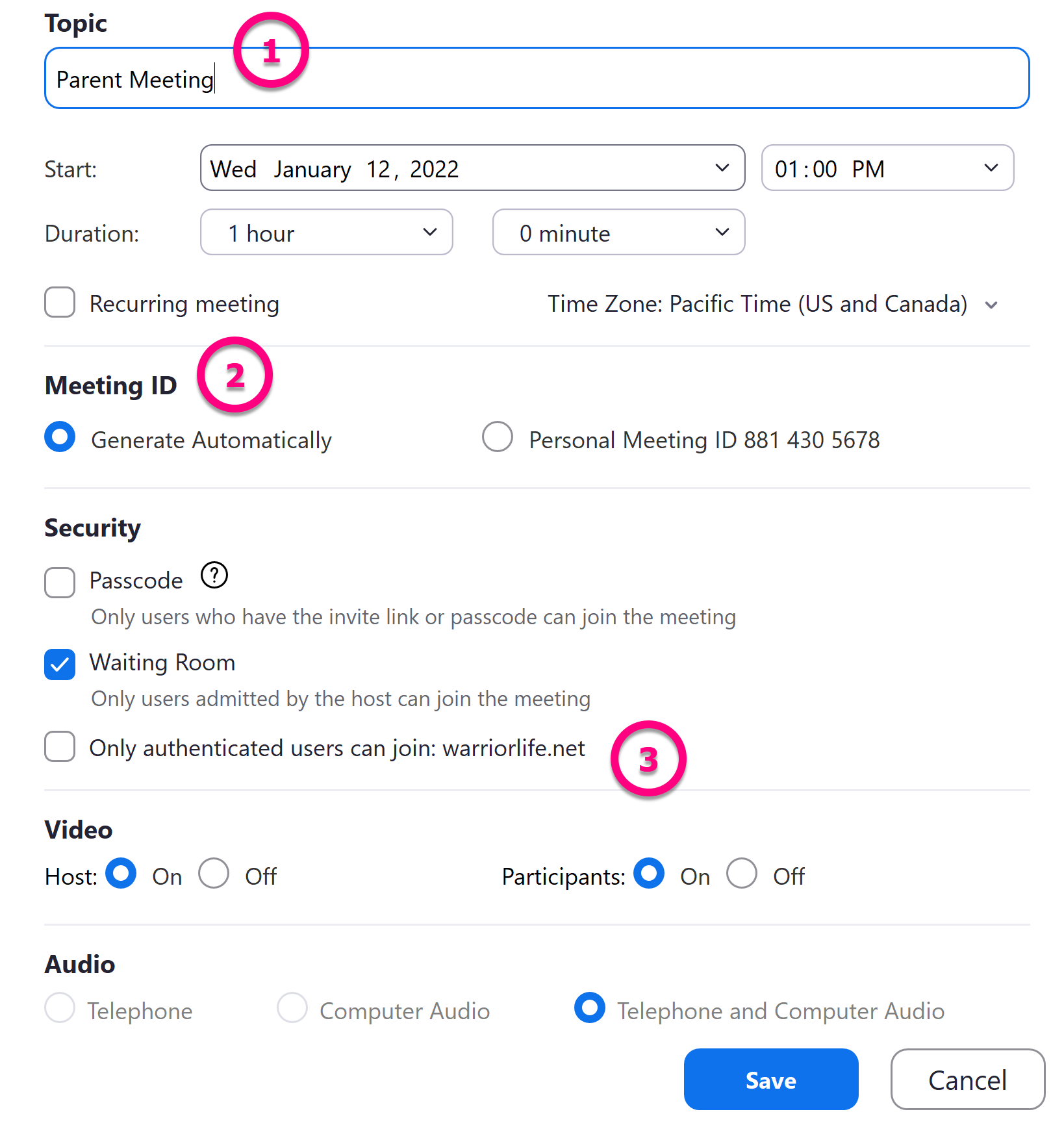 How to schedule a Zoom meeting with non-VCS participants (parents, etc.) – VCS IT Help Center