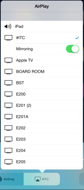 How do I project my iPad to Apple TV (Silver remote control)? – VCS IT ...