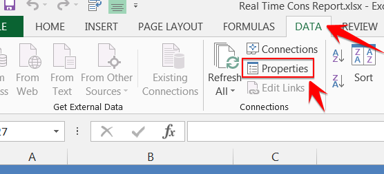 How do I set up the ODBC connection for a refreshable real-time report ...