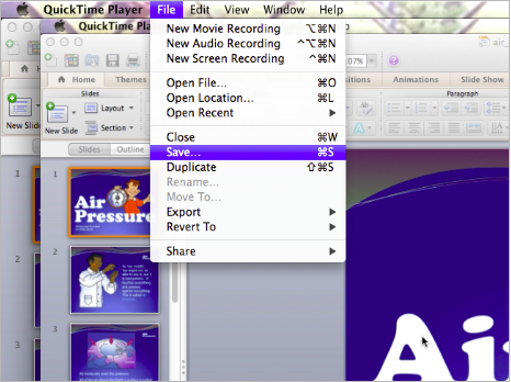 Record an instructional video Using QuickTime Player (MAC) – VCS IT Help Center